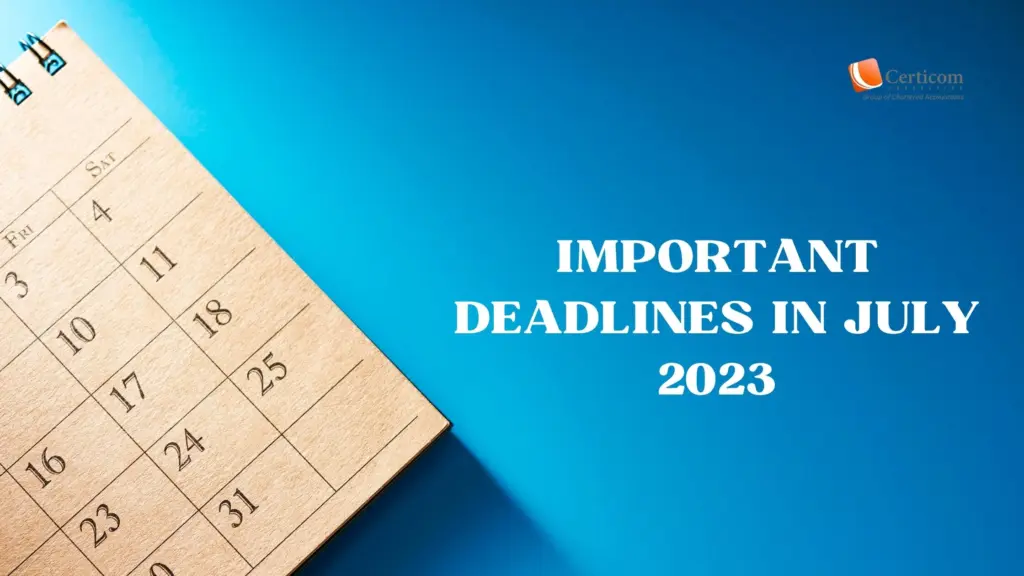Important deadlines | July 2023 | ITR filing | EPFO pension