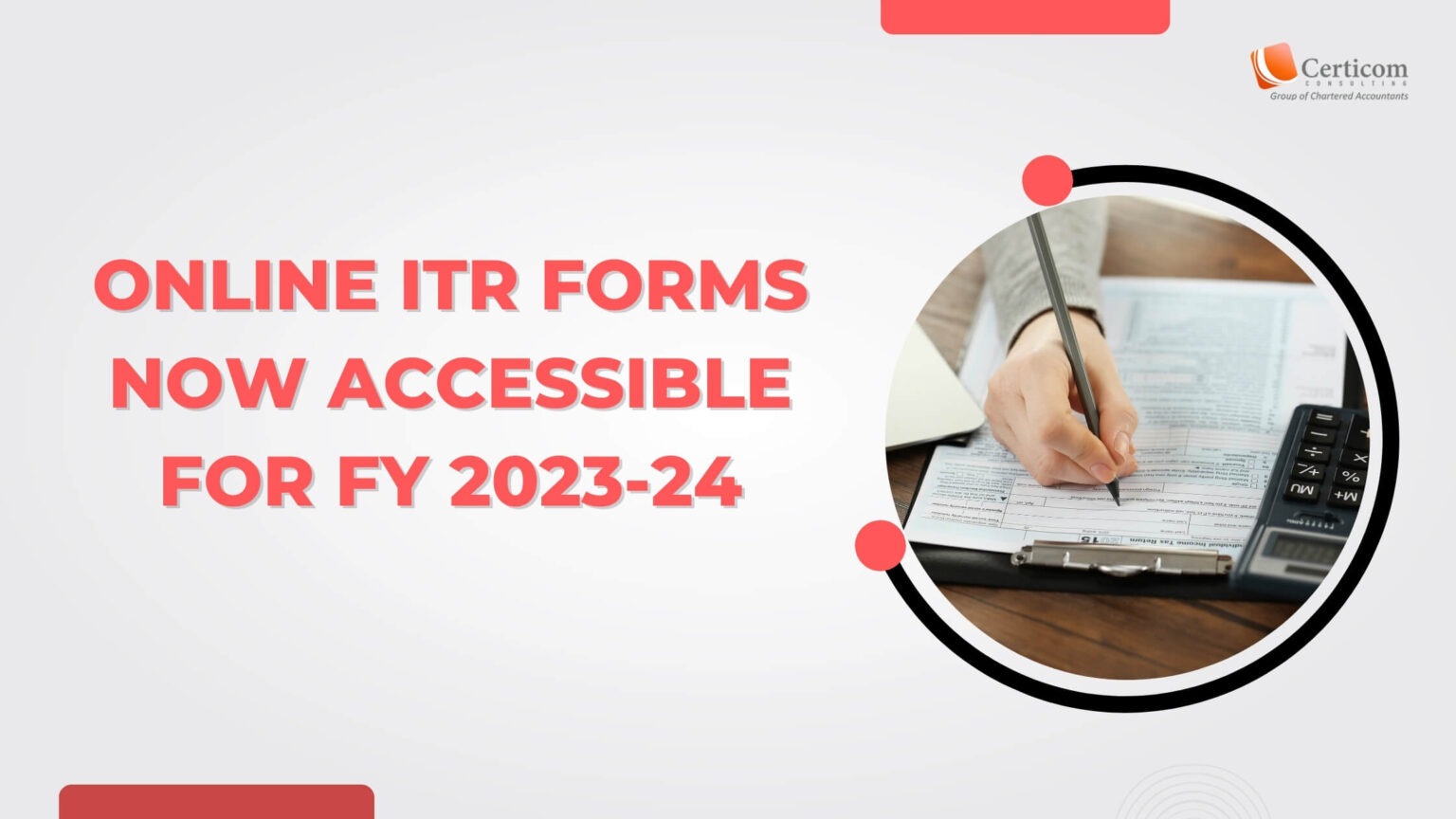 Income tax return forms for FY 23-24, AY 24-25) | ITR Forms
